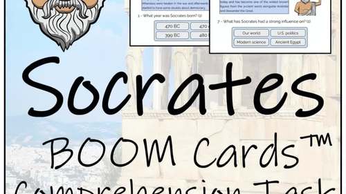 Socrates BOOM Cards™ Comprehension Activity 3rd Grade & 4th Grade
