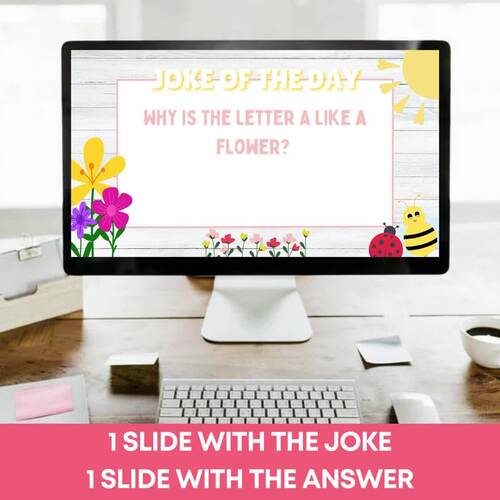 Spring Joke of the Day Morning Meeting Activity Brain Break by Siana's ...