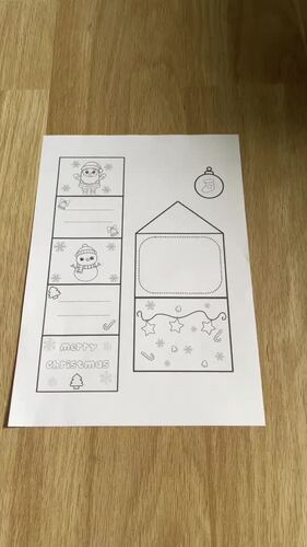 Letters to Santa Christmas Writing Craft for Preschool & Kindergarten