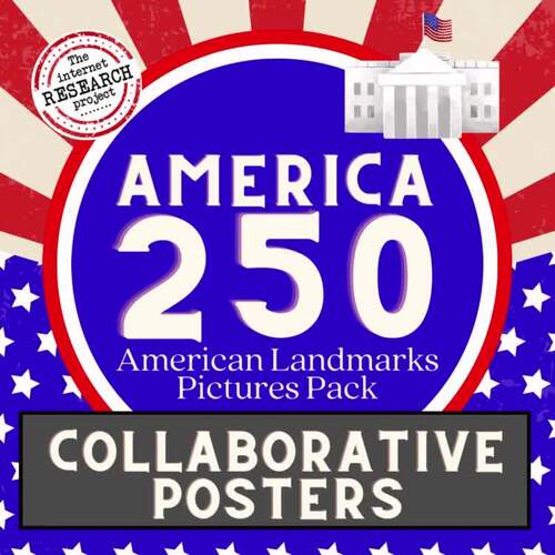 America 250 American Landmarks Collaborative Poster Pack USA 250