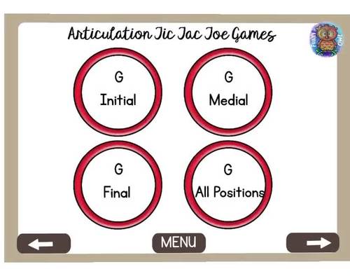 Articulation Games Boom Cards | TIC TAC TOE - G K M N P T Bundle by ...