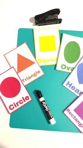 Shape Flash Cards: 2D Shapes Flashcards for ABA Therapy and DTT by ...