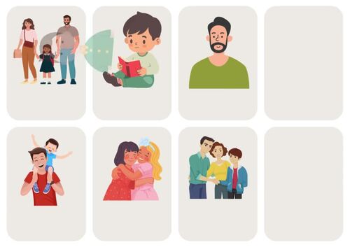 24 English-Korean Flashcards with Romaji | Family by The Digivita