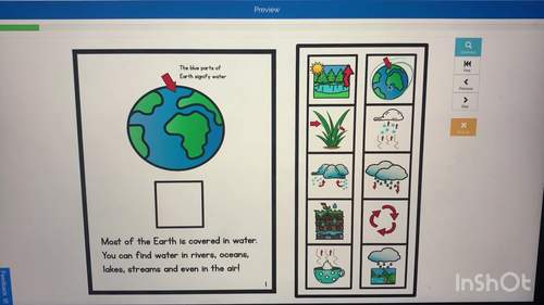 The Water Cycle Digital Adapted Book Boom Cards by Where I AUT-a Be