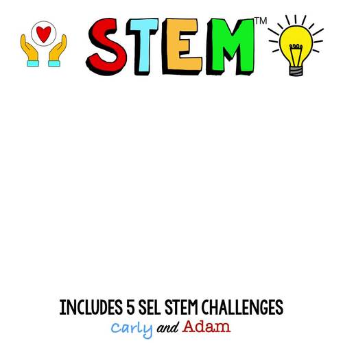 Self Management SEL Activities and Read Aloud STEM Challenges Bundle