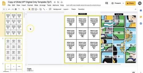 Digital Year Long 2nd grade Math Centers with Google Slides | TPT