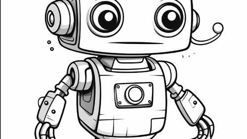 Cute Robot Coloring Book For Kids| 200 Cute Robot Coloring Pages For Kids