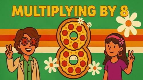 Multiply by 8 – Song, Video, & Practice Pack by Tune into Thinking