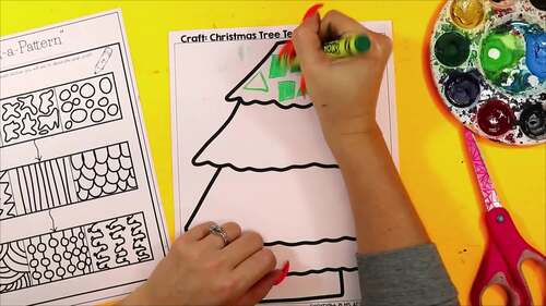 Christmas Tree Craft and Writing Prompt Worksheets | TPT
