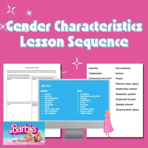 Gender Characteristics Lesson with Barbie Movie | Gender Studies ...