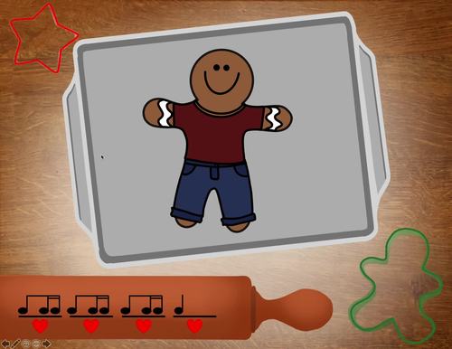 Gingerbread Rhythms - Level 6 by Turn Up DeNoise | TPT