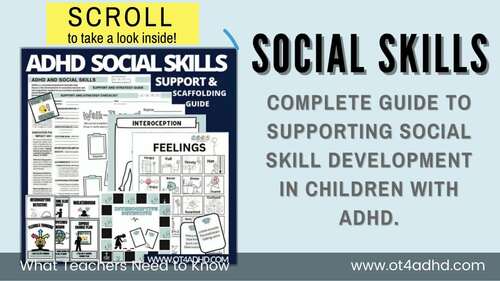 ADHD Social Skills Perspective Taking Classroom Support Intervention ...