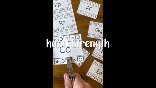 Hole Punch Cards: Fine Motor Activity [letter reversal theme] by ...