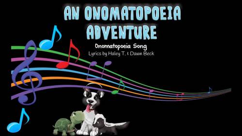 **Onomatopoeia Song** by Super Teacher Tactics | TPT