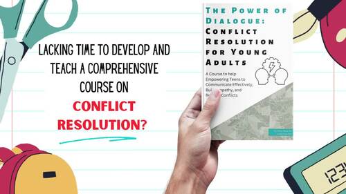 Conflict Resolution Course for Middle and High School Students, Printable