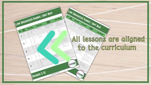 Physical Education Low Organized Games Unit and Lesson Plans by ...