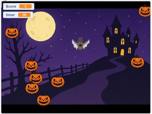 Pumpkin Collector in Scratch – Halloween Coding Game for Students by ...