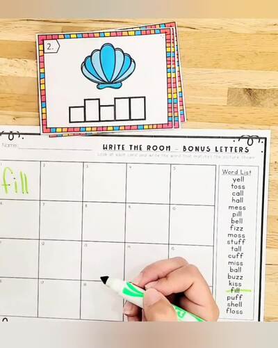 Fun Phonics LEVEL 1 Unit 4 Guided Centers, Center Work, Printable ...