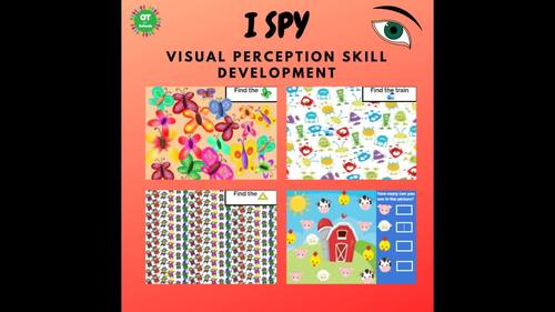 I SPY - Visual Perception Skill Development BOOM DECK by OT for Schools