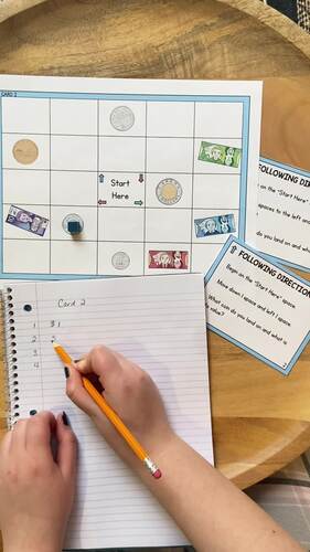 Canadian Money Counting Coins & Bills Activity - Following Directions ...