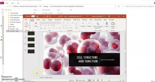 Biology Regular/Honors - Cells Bundle - PPT, Activities, & Resources