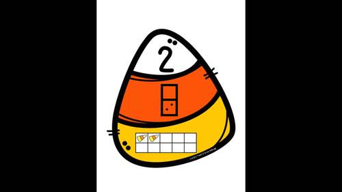 Candy Corn Numbers 0-10 Puzzles for Kindergarten & 1st grades | TPT