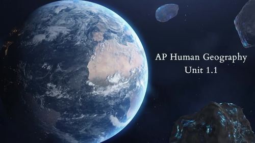 AP Human Geography PowerPoint - Unit 1: Introduction To Maps by HistoTeam