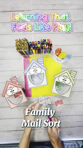 All About My Family Math and Literacy Center Activities - Preschool ...