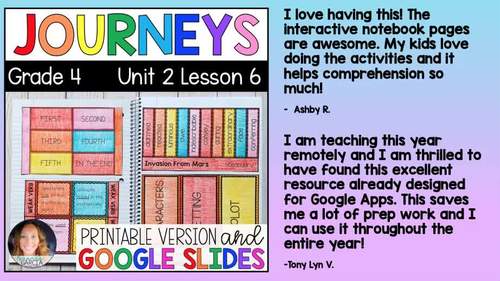 Journeys 4th Grade Lesson 6: Invasion from Mars Supplement • with GOOGLE