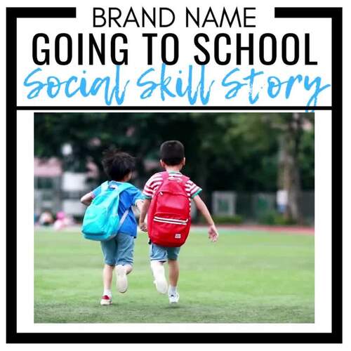 Starting School Social Skill Story Preparing for Back to School | TPT