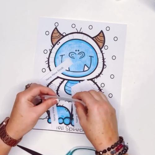 Winter Speech Therapy Activity | articulation and language | Yeti Craft