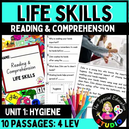 Differentiated reading & comprehension passages functional life skills ...