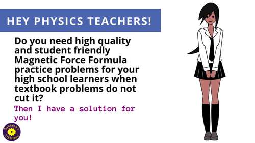 Magnetic Force Formula Practice Problems: Notes and Worksheets for Physics