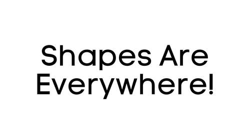 Shapes Are Everywhere! Video/Ebook, Math, Geometry, Video and SLIDES!!