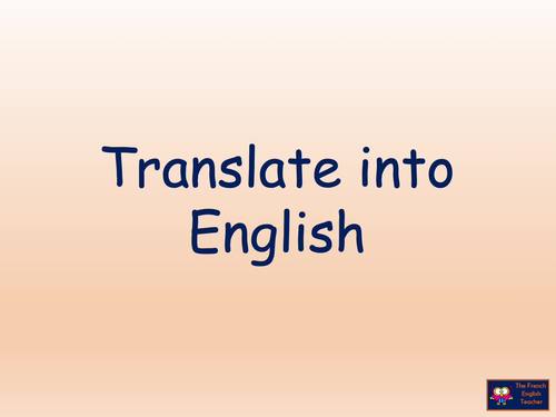 EFL / ESL POWERPOINT on CLASSROOM ENGLISH expressions for French students