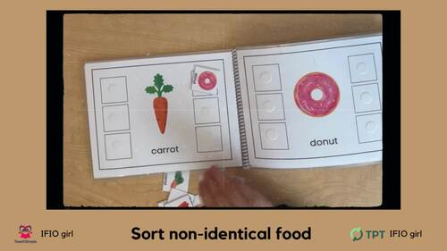 Bundle - Sort Common Food English/Spanish by IFIO girl | TPT