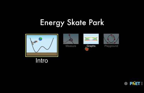 Kinetic & Potential Energy Interactive Worksheet with PhET Energy Skate ...