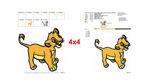 The Lion King - Young Simba The Adorable Lion Cub - Sitting And ...