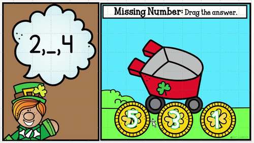 St. Patrick's Theme Missing Number -ONLINE Distance Learn Google ...