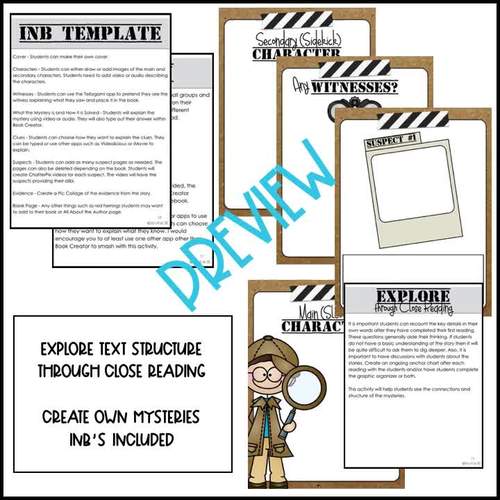 Mystery Unit Genre Study by Jen Kimbrell - Tech with Jen | TPT