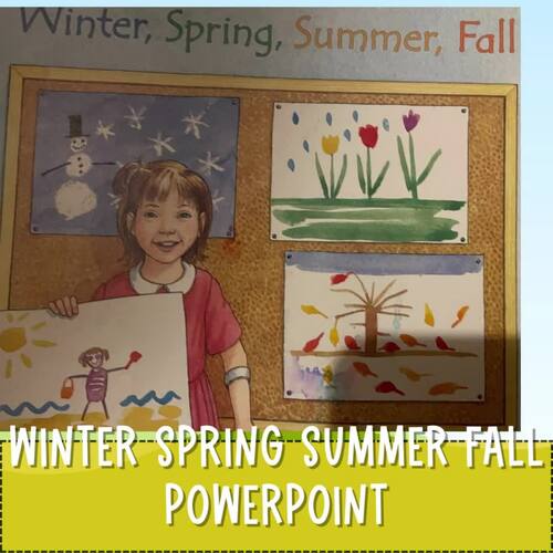 Winter, Spring, Summer, Fall Science & Poetry Book Companion PowerPoint