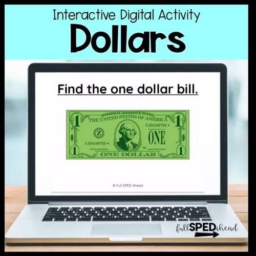 Money Dollars Interactive Digital Activities | TpT