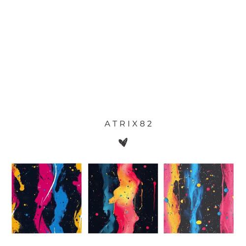 Neon Paint Splatters Digital Paper Pack – Seamless Grunge Ink Backgrounds