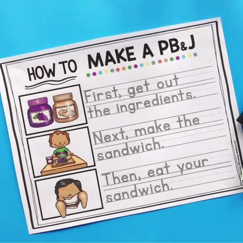 Expository Writing How-To Explanatory Prompts Writer's Workshop First Grade