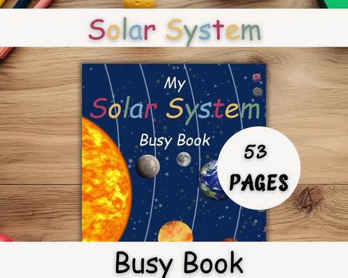 Solar System Busy Book For Preschoolers Space Themed Busy Book ...