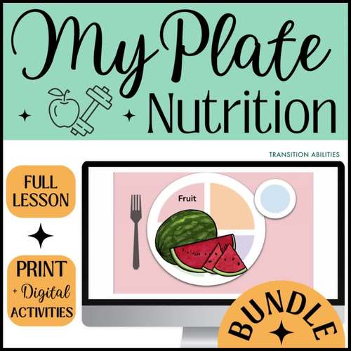 MyPlate Nutrition Lesson & Activities | Healthy Meal Plan & Life Skills ...