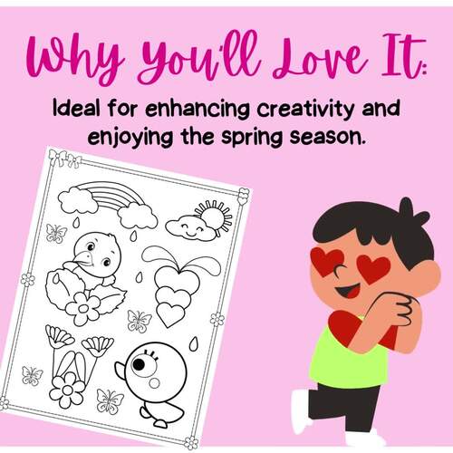 Spring Coloring Pages / Spring Is Here! / Welcome Spring / Nature ...