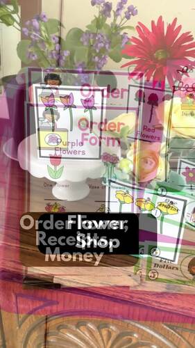 Flower Shop Pretend Play Printables by Confetti Crate | TPT
