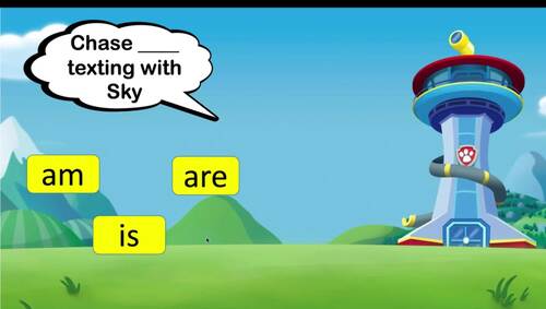 paw patrol present simple back to school activity digital | TPT