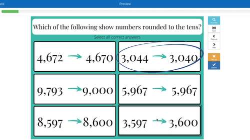 Math Virginia SOL 3.1 b - Rounding by Fell into Teaching | TPT